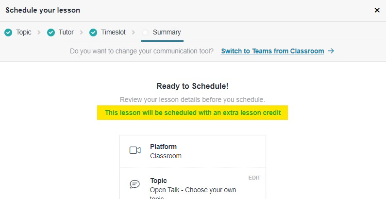 What are Credited Lessons? – EnglishCentral