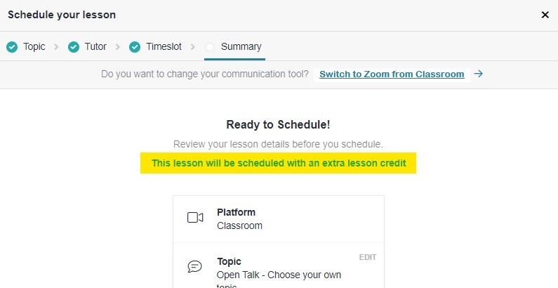 What are Credited Lessons? – EnglishCentral